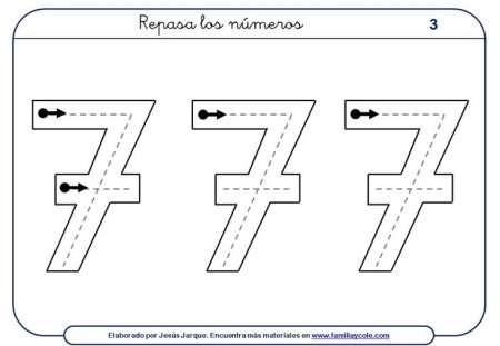 Actividades divertidas con el número 7 para niños - MD Pajedrez